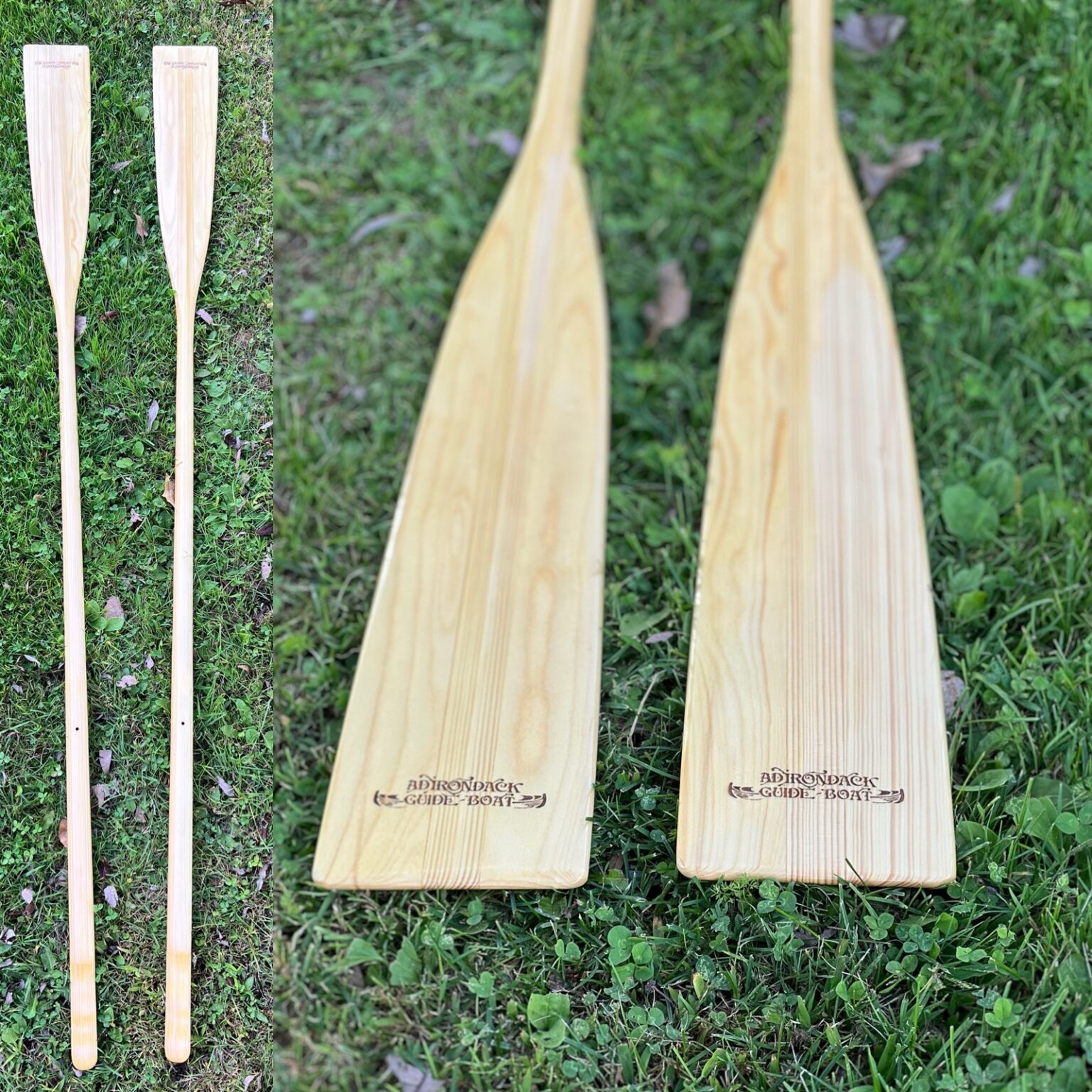 6' Lightweight Pinned Spruce Oars - Handmade Rowboat Company | Row ...